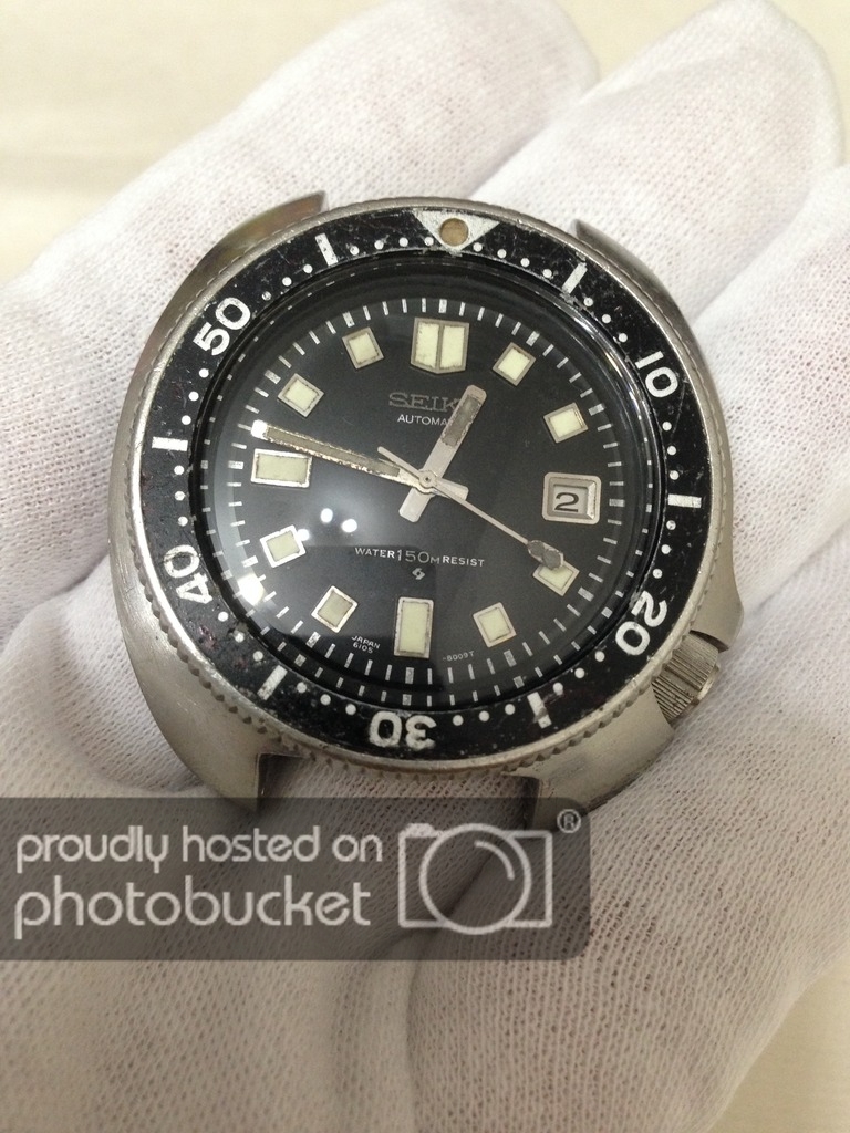 FS: Prototype Seiko Diver 6105-8110, crown with three locking flutes ...
