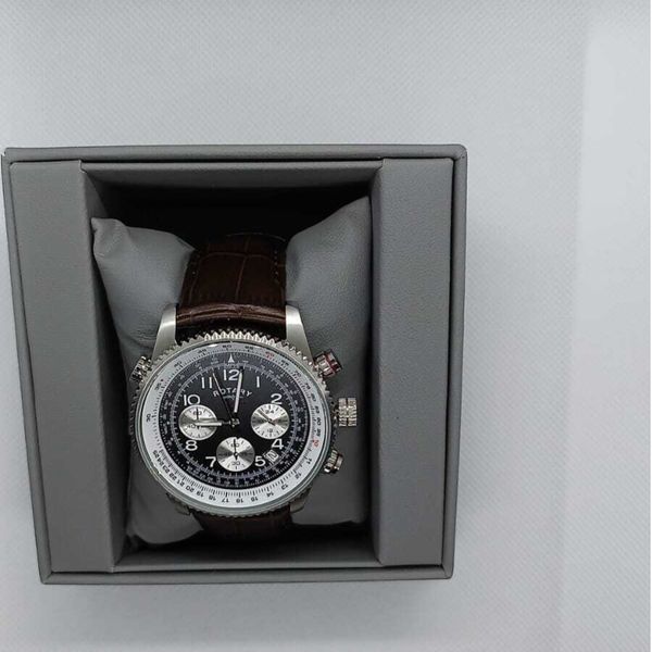 Rotary GB03351 Chronospeed Chronograph Brown Leather Strap Wristwatch ...