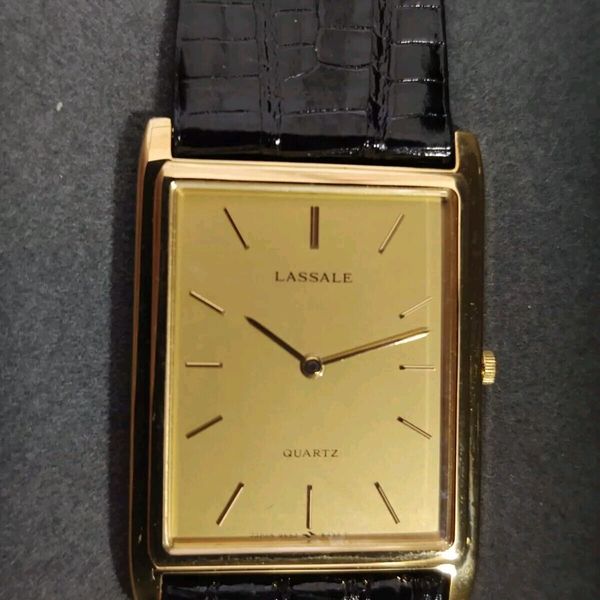 Seiko Lassale Men's Wrist Watch with Lizard Band Original Box, Case & Paperwork | WatchCharts ...