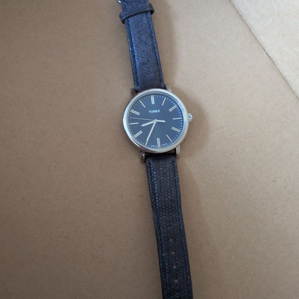 TIMEX INDIGLO 38mm WR 30m Blue Dial ,Stainless Steel Watch ...
