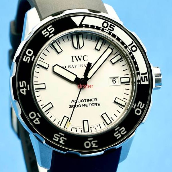 FSOT: IWC AQUATIMER 3568 WHITE Warranty | WatchCharts Marketplace