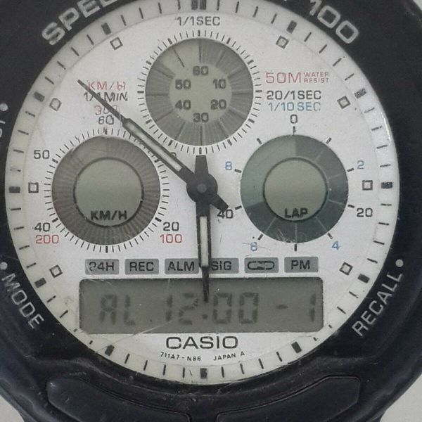 VINTAGE CASIO 384 AW-20 SPEED MEMORY DIGITAL QUARTZ WATCH | WatchCharts ...
