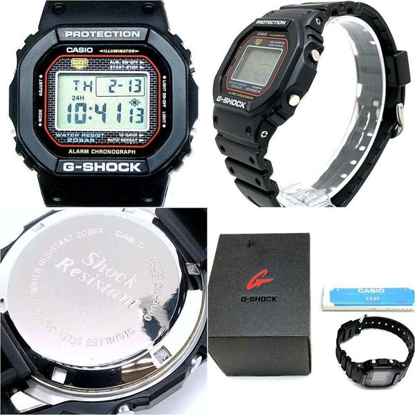 Casio G-Shock Wristwatch DW-5000-1JF First DW-5000C Reproduction Model ...