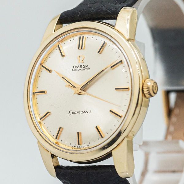 Vintage 1963 **NEAR MINT** OMEGA Seamaster Cal.552 Automatic Gold Dial 36mm Mens | WatchCharts ...