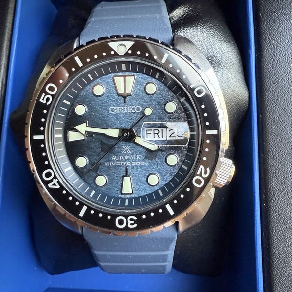 SEIKO PROSPEX Men's Save The Ocean Manta Ray King Turtle Watch SRPF77K1 ...
