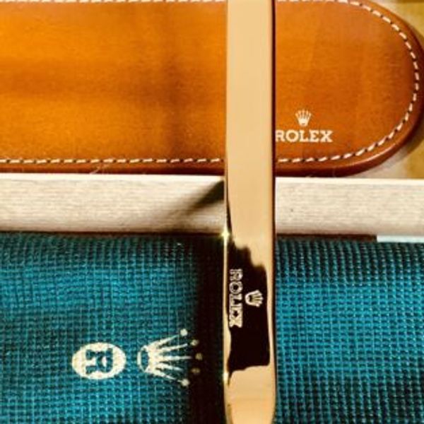 Rolex Geneva Rare Letter Opener With Original Box and Rolex Dust Bag ...