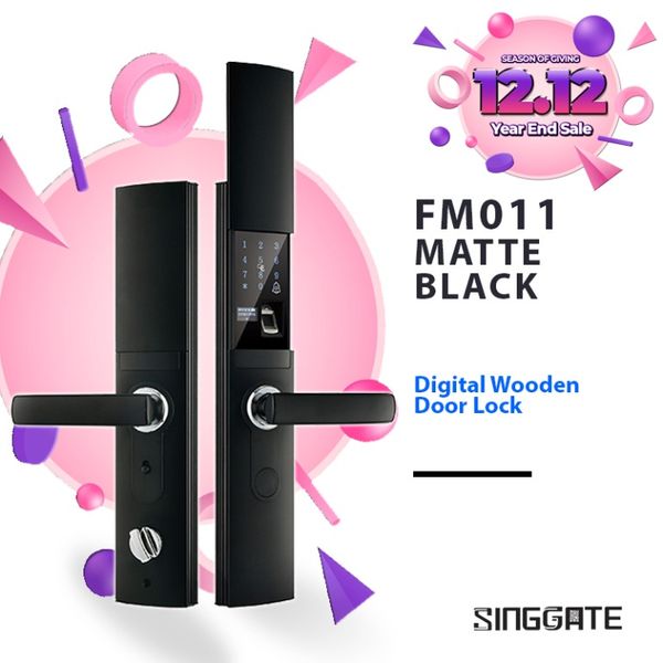 SINGGATE SG local Fingerprints Wooden Door Lock????digital lock FM011 ...