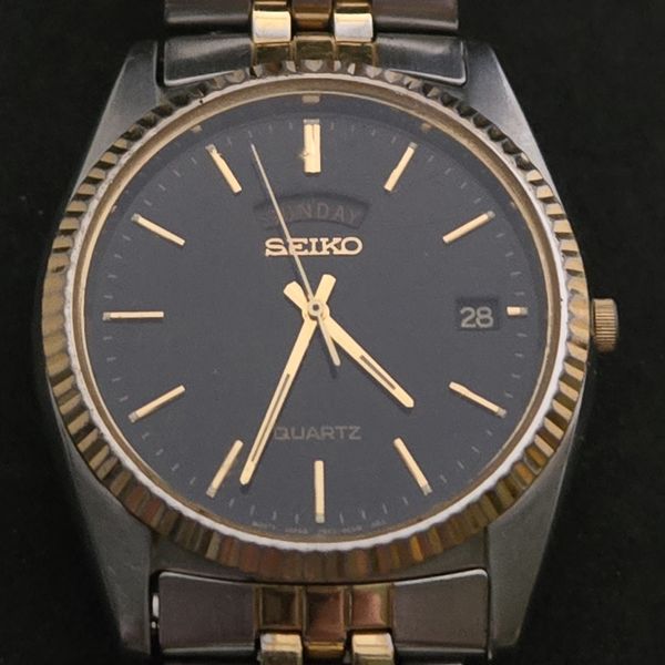 Men's Vintage Seiko President Quartz Watch Model # 7N43-8A49 Free ...