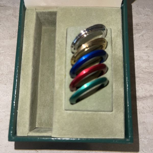 Gucci Bezel Replacement Ring Set Watch Accessories Metallic With Box ...
