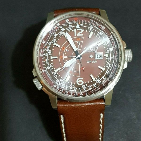 Citizen Nighthawk Havana Brown BJ 7017-17 W RARE | WatchCharts