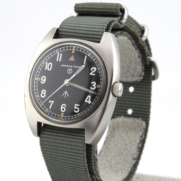 1973 Hamilton W10 British Military Issued Watch Working CWC Strap ...