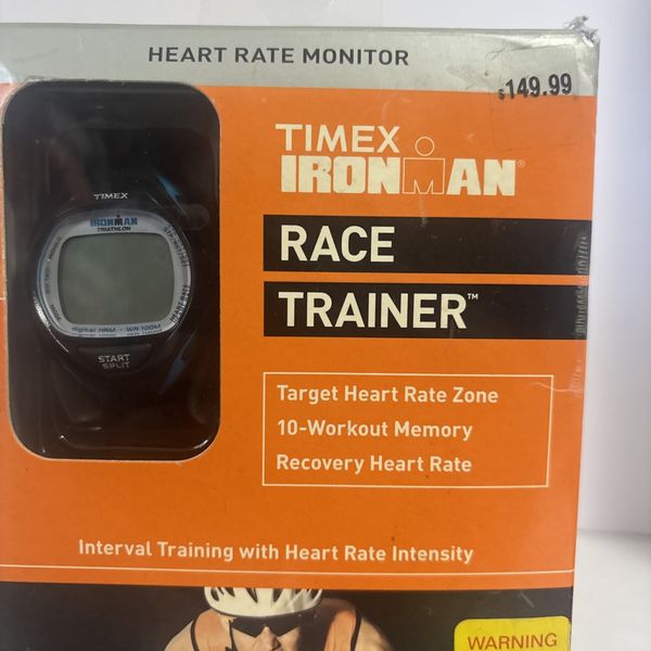 Timex Iron Man Race Trainer Elite Digital Heart Rate Monitor With Strap ...