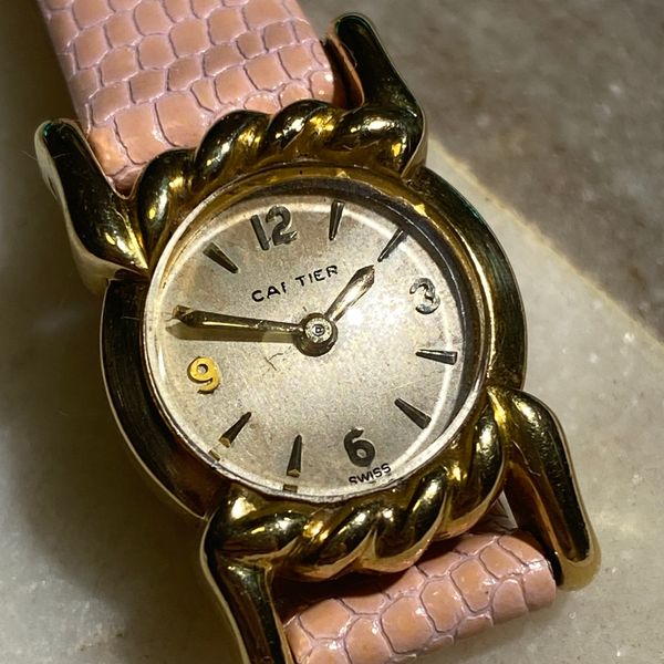 (Please Read Discription) Very rare Cartier art deco JLC Duoplan ...