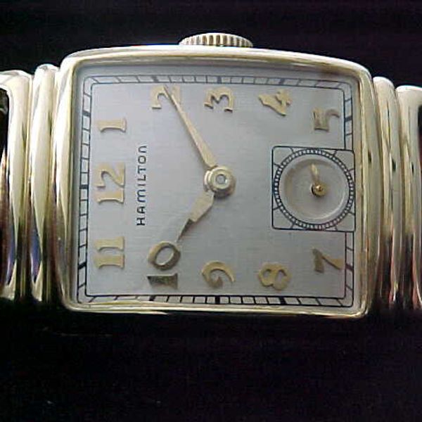 1939 Hamilton WinthropTotally Restored Outstanding Watch Sharp Lugs ...