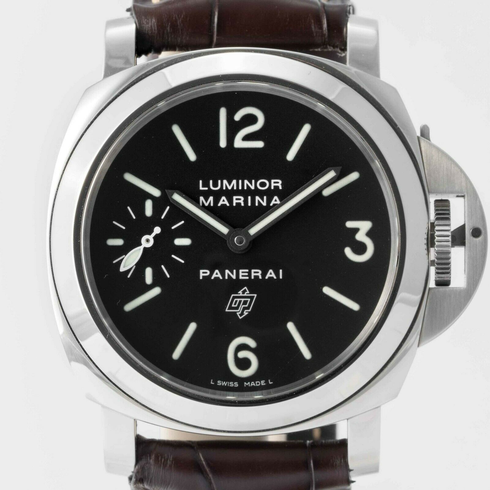 Panerai Luminor Marina Logo Stainless Steel 44mm ref. PAM00005 ...