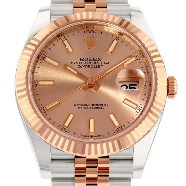 Rolex Datejust 41 Sundust Dial K18PG Pink Gold 126331 Rolex Everose ...