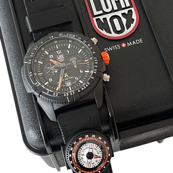 New Luminox Bear Grylls Carbonox Compass Chronograph Black 45mm Watch ...