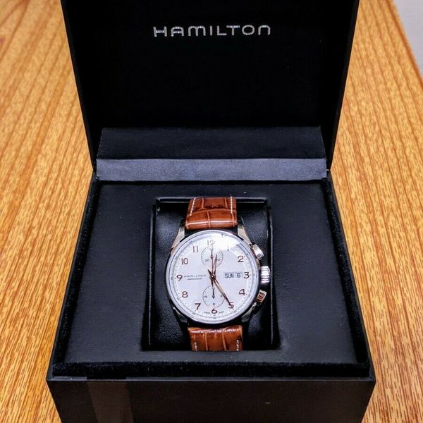 Hamilton Jazzmaster Maestro Auto Chrono Chronograph Watch Mens 45mm ...