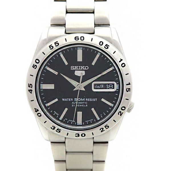 SEIKO [Seiko] SNKE01J1 / 7S26-02T0 Seiko 5 SS/Stainless Steel Black Dial Automatic Winding ...