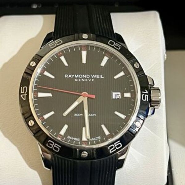 Raymond Weil Tango Date Diver Luxury Designer Sport Watch | WatchCharts ...