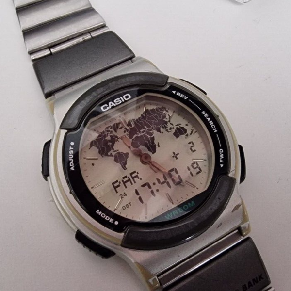 CASIO ABX-53 DATABANK / WOLRD TIME vintage RARE !!! collectors 90 ...