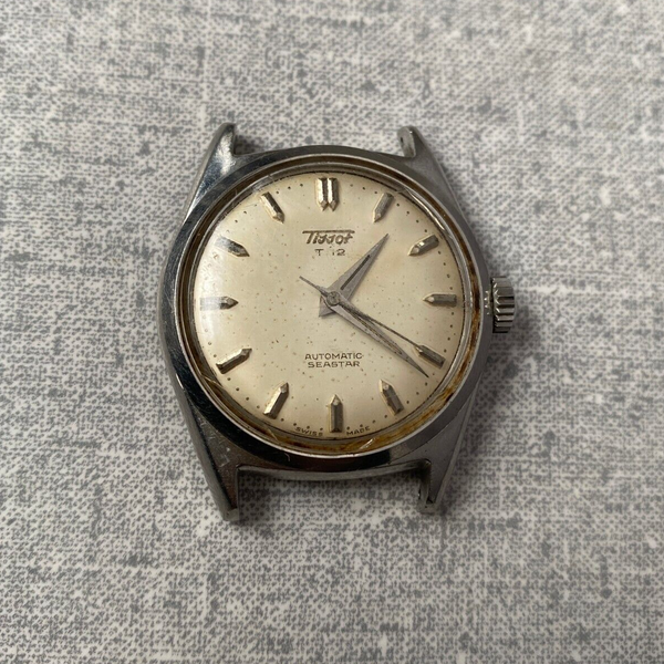 Tissot T12 Automatic Seastar Cal 28.5R-21 Ref 61022-2 White Dial Vintage Diver's | WatchCharts ...