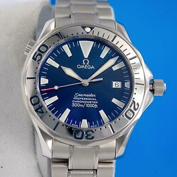 Mens Omega Seamaster Chronometer watch - Electric Blue Dial - 41MM ...