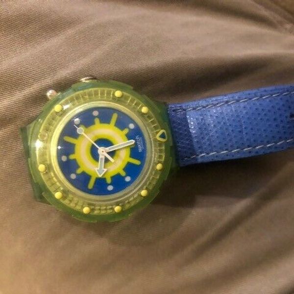 Swatch scuba blue Loomi watch | WatchCharts Marketplace