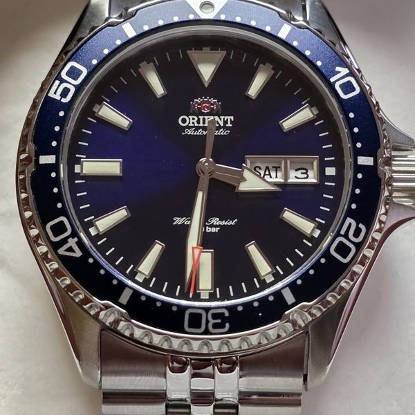 [OBO] BNIB Blue Orient Kamasu + Strapcode Jubilee | WatchCharts Marketplace