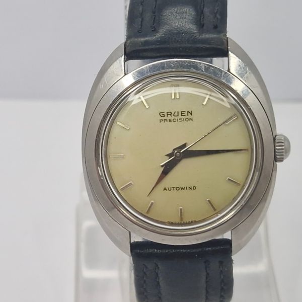GRUEN PRECISON AUTOMATIC WATCH / VINTAGE / SHOCK RESISTANT ...