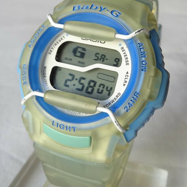 Casio Baby-G Shock Digital Watch Light Blue BG-152 BG152 | WatchCharts ...
