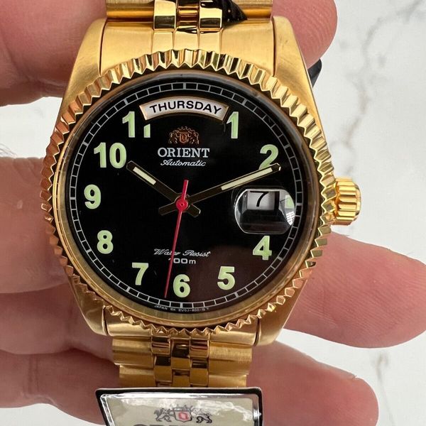 New Orient President Day Date Watch Rare SEVOJOO9DH Japan Made ...