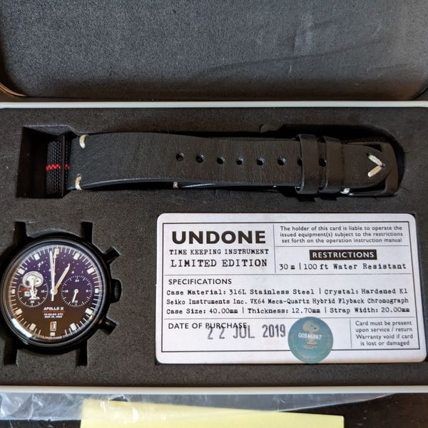 [WTS] Undone x Peanuts Snoopy Starlight Chrono | WatchCharts Marketplace