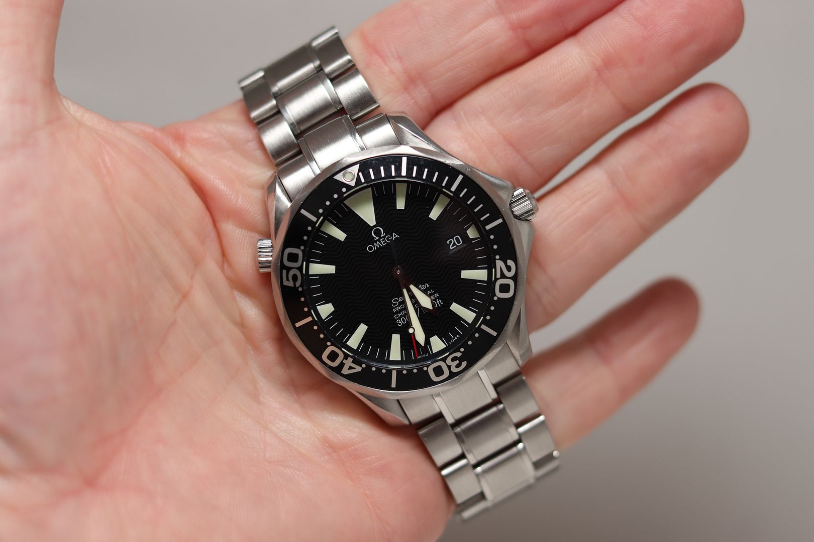 Omega Seamaster Pro 300M SMP 2254.50 Black Wave Dial "Peter Blake ...