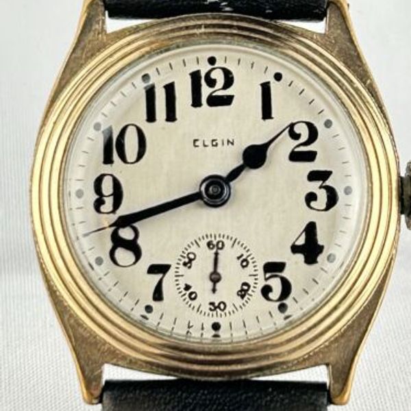 Antique elgin wrist watch Art Deco Case great working order ...