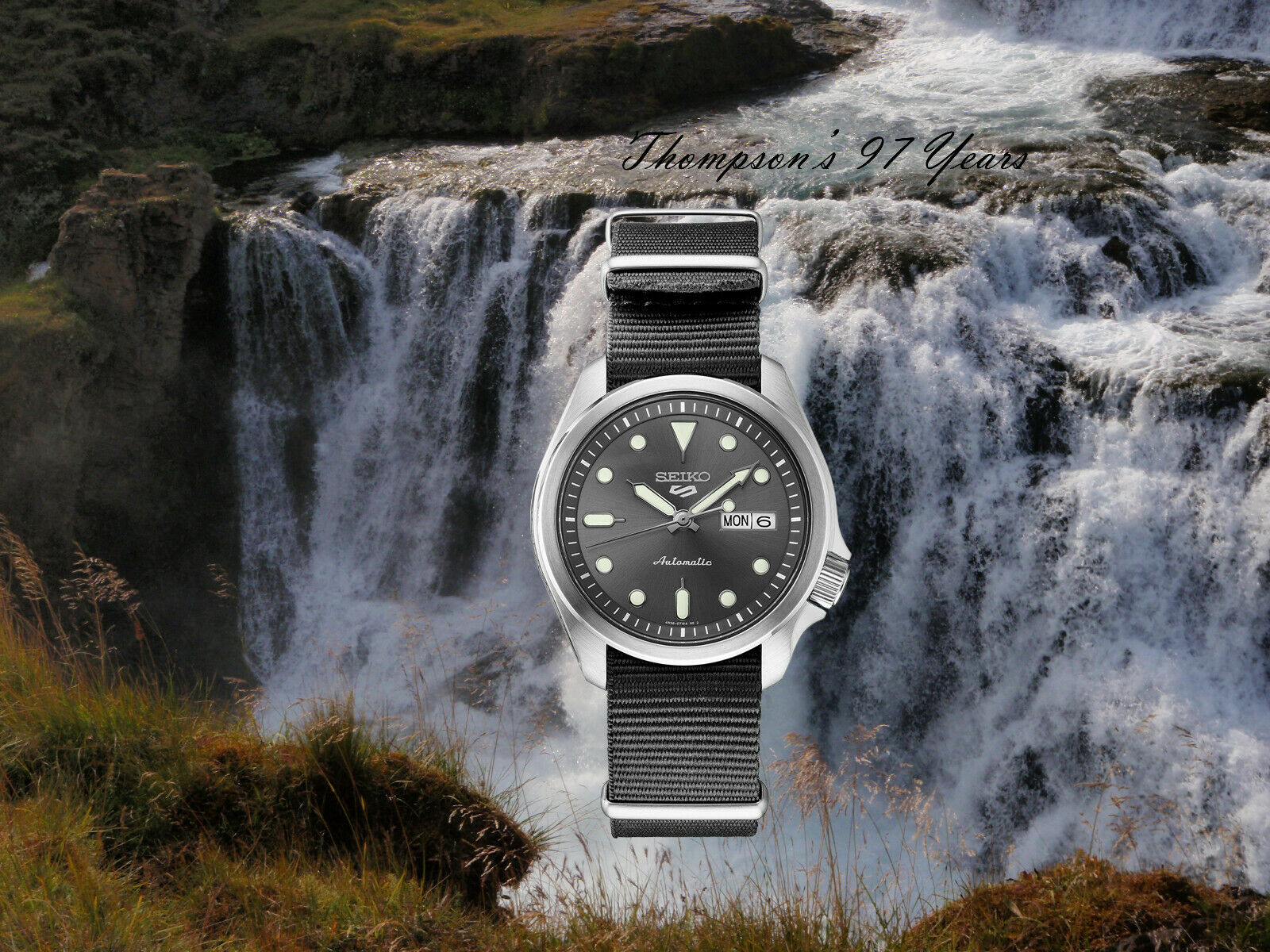 Seiko 5 Sports SRPE61 Grey Dial US Market Made in Japan on Dial 100M ...