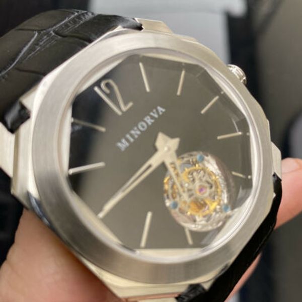 Minorva Tourbillon Black Dial Automatic Watch | WatchCharts Marketplace