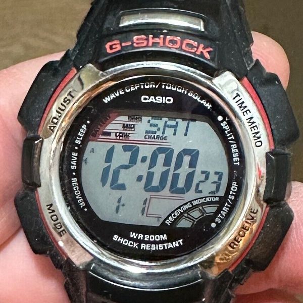 Casio G-Shock GW300A-1V 2608 Atomic Tough Solar Power Watch Needs new ...