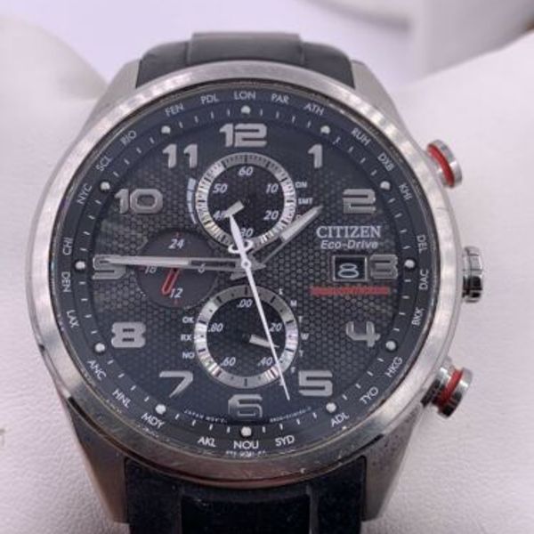 Vintage Mens Citizen Eco-Drive Chronograph Radio Controlled H800 ...