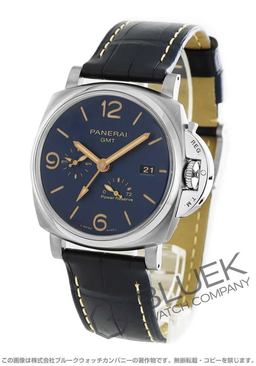 Panerai Luminor Due Power Reserve GMT Alligator Leather Men's PAM00964 ...