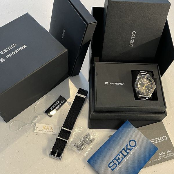 Seiko Prospex Special 100th Edition Divers Watch - SPB455J1 - FULL SET ...
