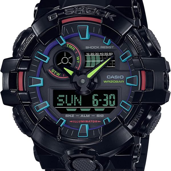 New Genuine CASIO Casio G-SHOCK Virtual Rainbow: Gamer's RGB Series GA ...