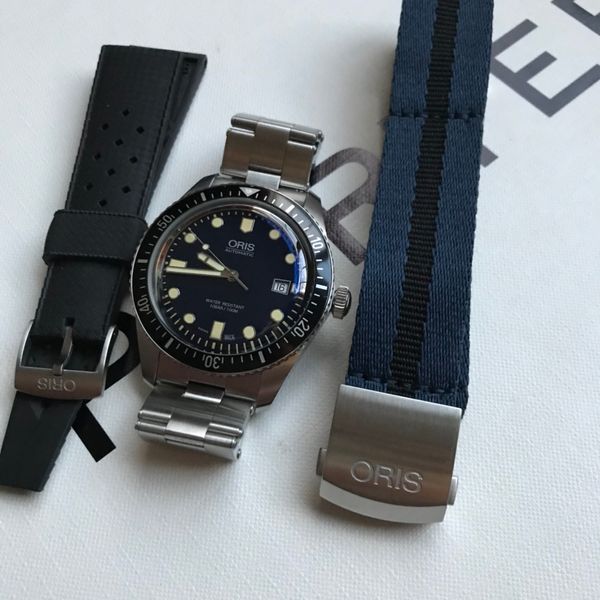 - FS - ORIS65 42mm Blue Dial on Bracelet - Full Kit PLUS Oris Tropic ...