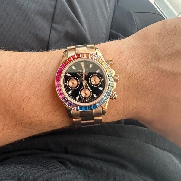 Seiko Speedtimer Rainbow "Daytona / Seitona" Custom Mod Watch ...