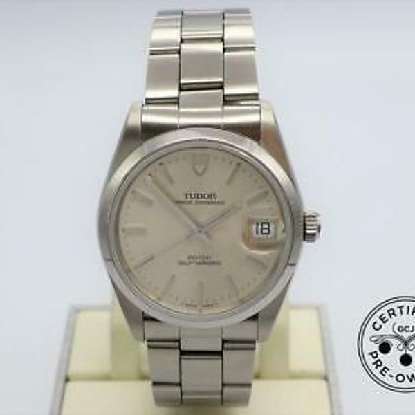 TUDOR PRINCE OYSTERDATE ROTOR SELF-WINDING STAINLESS STEEL ROLEX ...