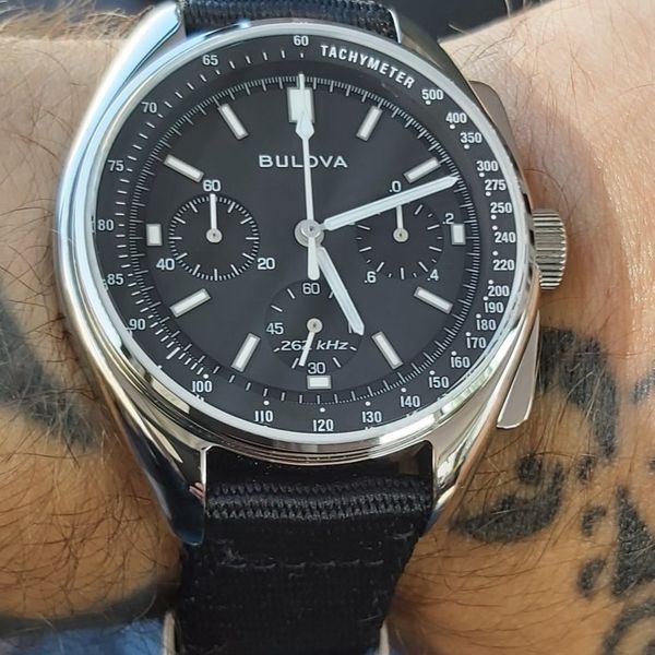 FS Bulova Lunar Pilot Moonwatch Special Edition 96A225 In the U.K /E.U ...