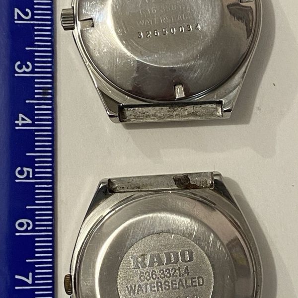 2 Pcs Lot -Vintage RADO Automatic Watch model Voyager for Parts or ...