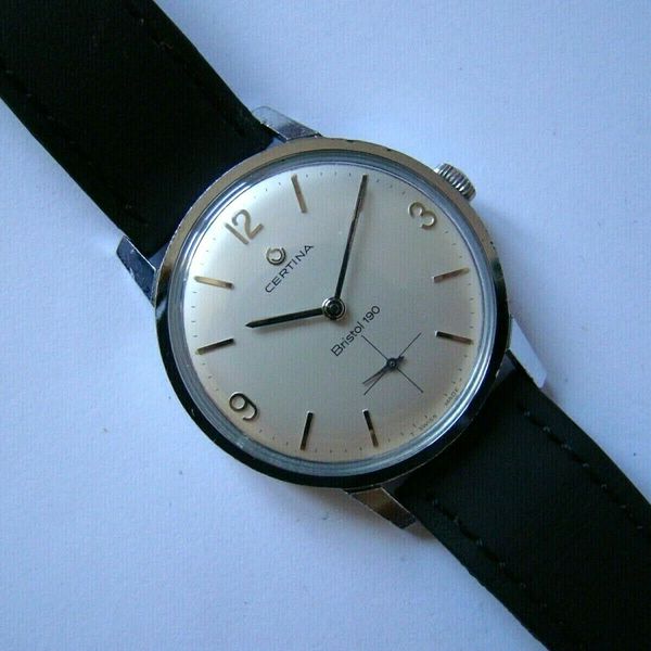 Splendid ! Vintage, rare CERTINA BRISTOL 190 men's watch SWISS CAL 28-10, 1960s | WatchCharts ...