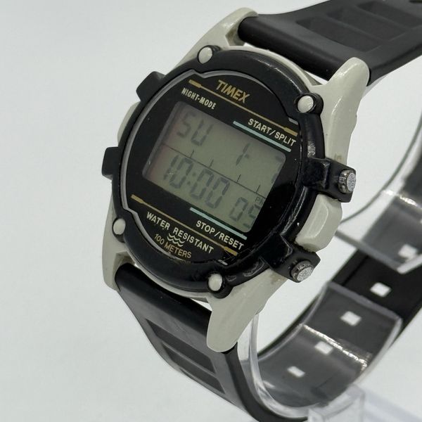 Vintage Used TIMEX Indiglo Alarm Timer Men's Watch | WatchCharts ...