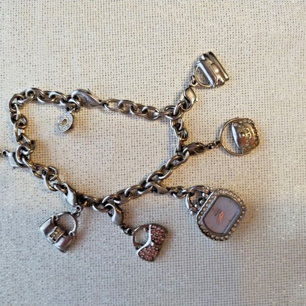 Vintage Y2K CITIZEN Eco-Drive Watch Bracelet w/Swarovski Crystal Purse ...